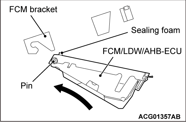 54A-FCM/LDW/AHB-ECU REMOVAL AND INSTALLATION